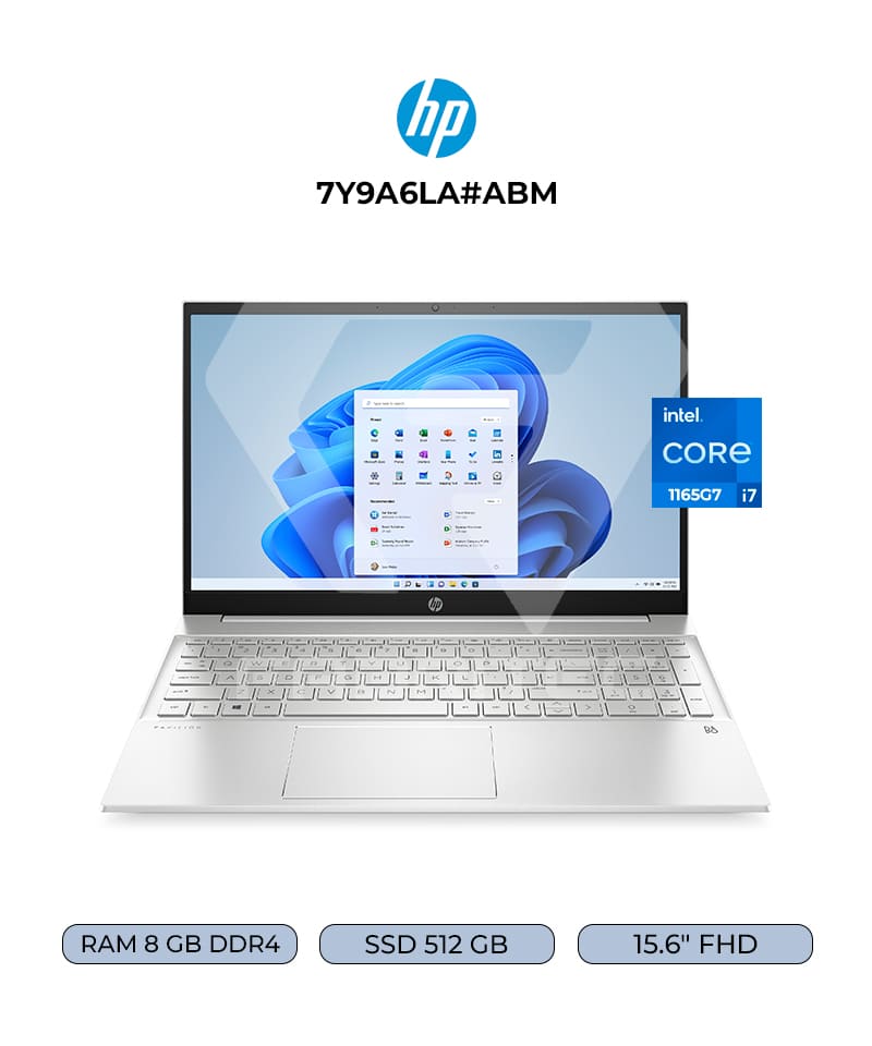 LAPTOP HP PAVILION 15-EG0524LA ( 7Y9A6LA#ABM ) | INTEL CORE I7-1165G7 4 ...
