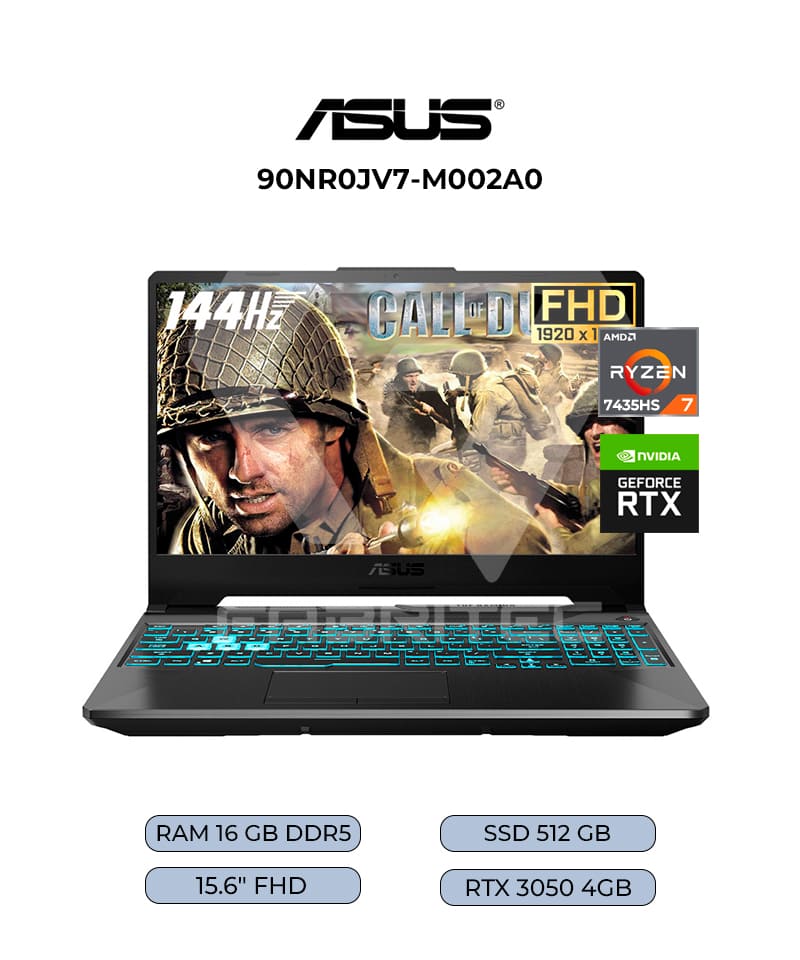 LAPTOP ASUS TUF GAMING FA506N-HN005W ( 90NR0JV7-M002A0 ) | AMD RYZEN 7 ...